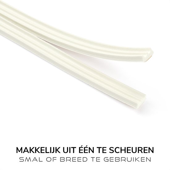 Tochtband zelfklevend – E-profiel tochtstopper - 20 x 4 mm – 12 meter ...