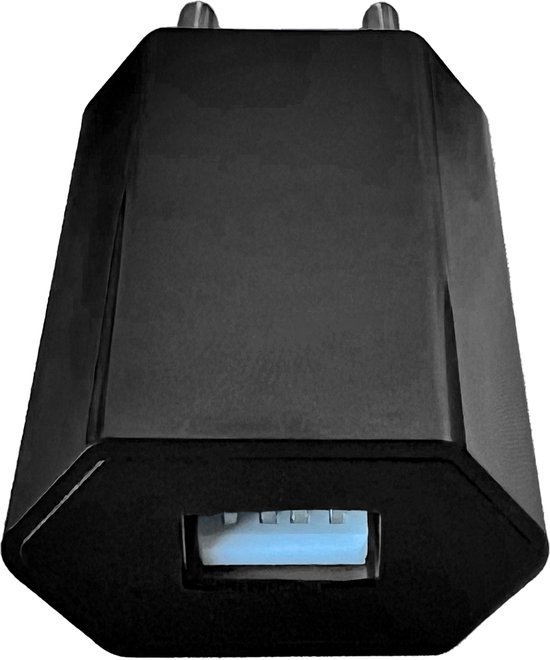 Gmedia 5W USB stekker - Universele USB Oplader - Adapter - Zwart | bol