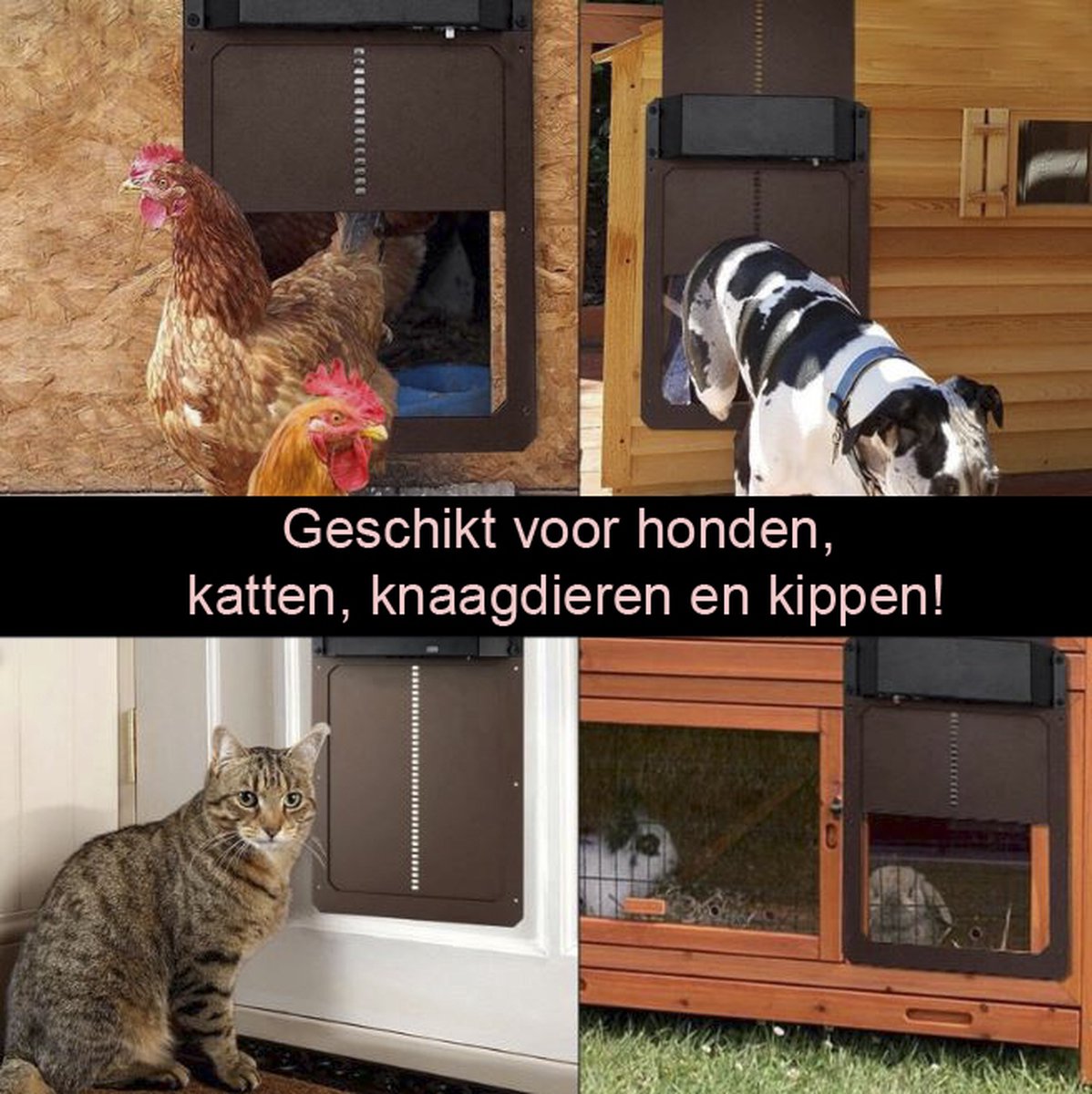 Automatische deur met lichtsensor functie op batterijen | Geschikt voor ...