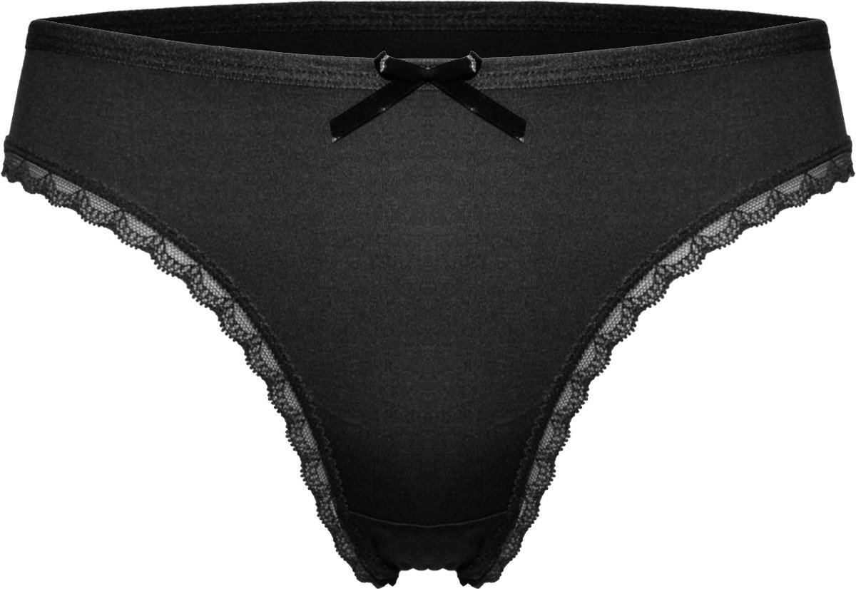 Strings Dames Katoen - 5-pack - Maat XL - Blauw Rood Roze Wit Zwart ...