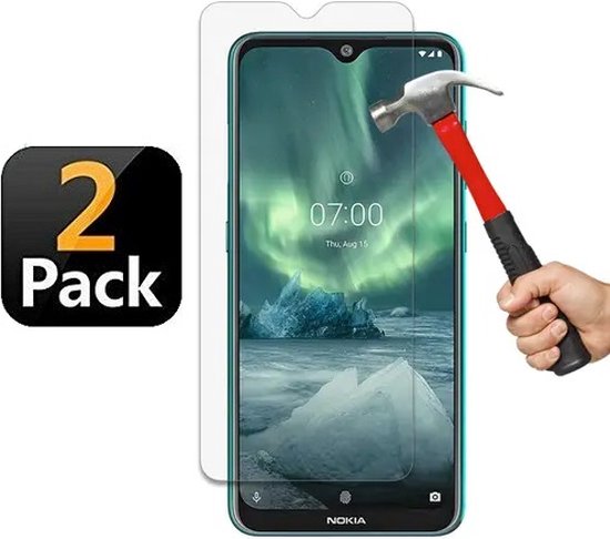 Nokia 2.3 Screenprotector Beschermglas 2 STUKS | bol.com