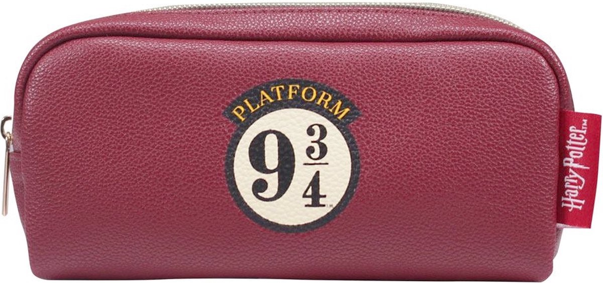 Harry Potter Makeup tas Platform 9 3/4 Bordeaux rood | bol.com