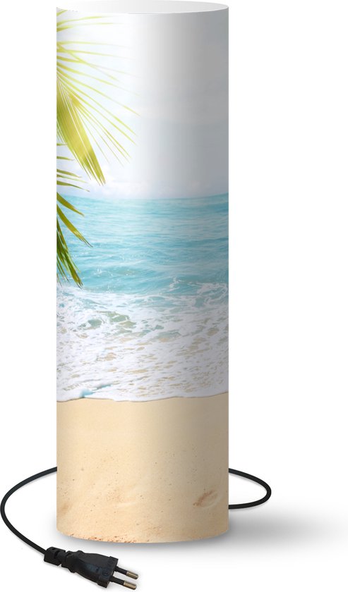 Lamp - Nachtlampje - Tafellamp slaapkamer - Strand - Zand - Zee ...