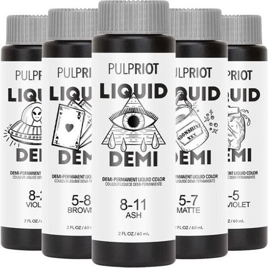 Pulp Riot Demi-Permanent Liquid Color Ash / Ash 8-11 60ml | bol