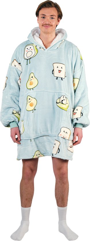 Deekie Oodie Hoodie Deken - Snuggie Snuggle Cuddle Hoodie - Tv Fleece ...