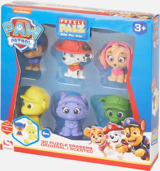 Paw Patrol Puzzle Palz 3D-puzzelgummetjes | Sinterklaas | Puzzel | 3D ...
