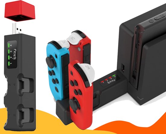Oplaadstation geschikt voor Nintendo Switch Controller – Lader geschikt ...
