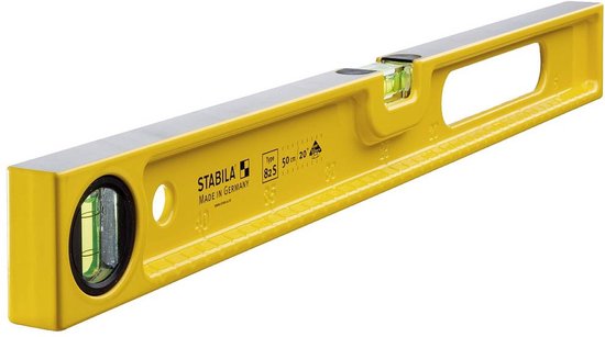 Stabila Type 82 S, 50 cm 2594 Metalen waterpas 50 cm 0.5 mm/m | bol