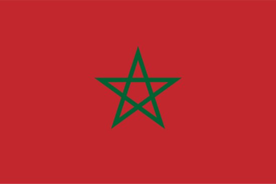 Marokkaanse vlag - WK 2022 - vlag Marokko - 150 x 100 cm - Duurzame ...