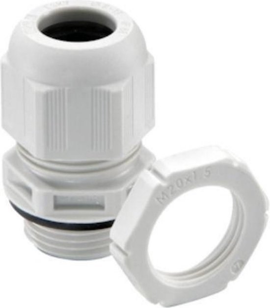 Wiska 10066527 ESVK-Set M25x1,5 Wartel kabel-/buisinvoer, Kunststof ...