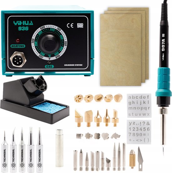 Houtbrander - Inclusief Multiplex - Pyrografie - DIY pakket ...