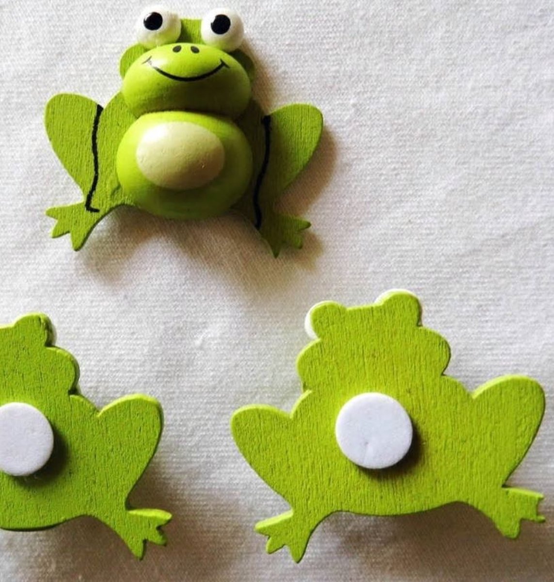 decoratie figuurtjes sticker Kikker 3D hout - 5 stuks | bol.com