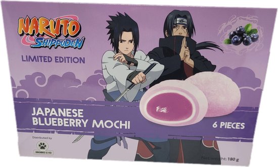 Naruto Shippuden Anime - Japanse Blueberry Mochi Limited Edition - 6 ...