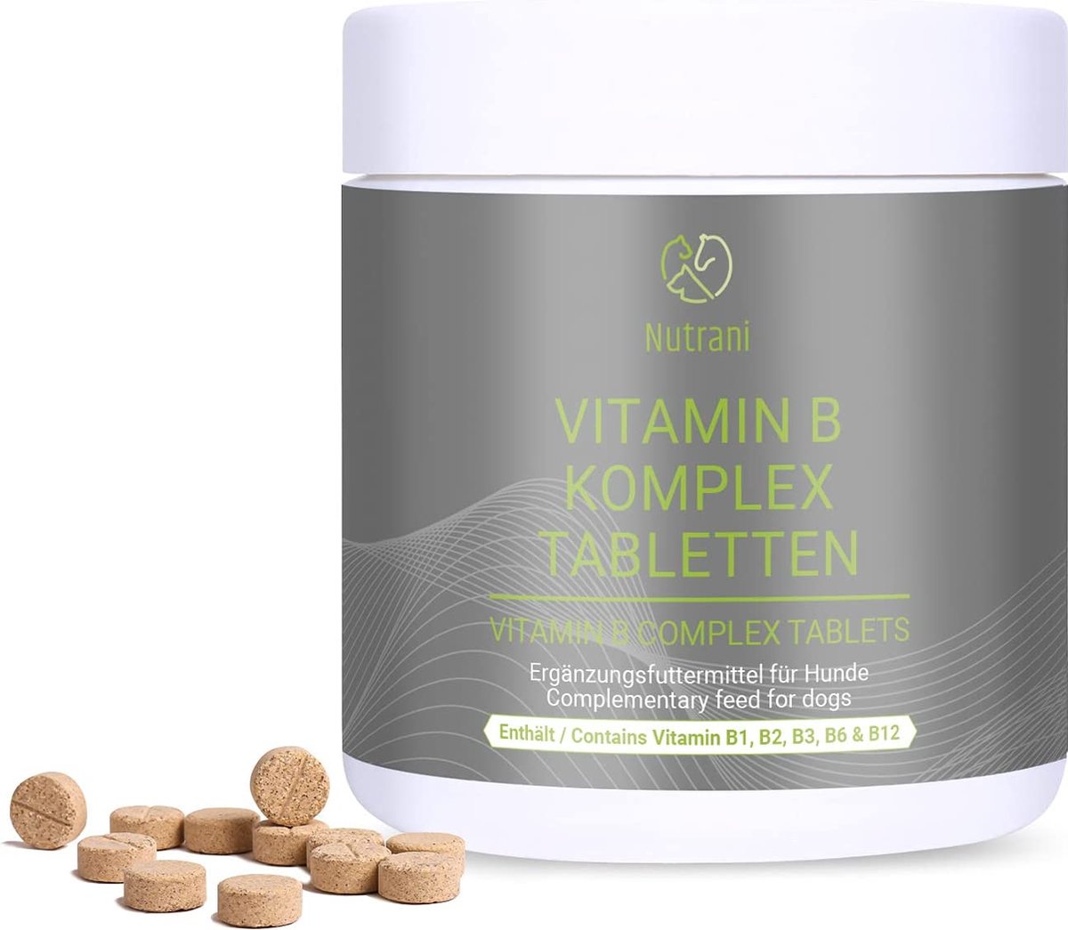 Nutrani Vitamine B Complex Tabletten voor honden 120 g | bol