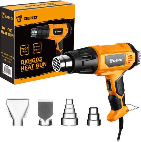 Deko Tools Heteluchtpistool DKHG03 | bol.com
