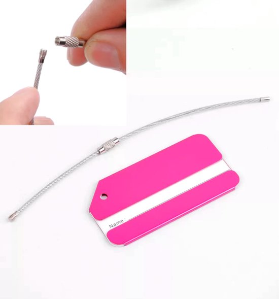 Aluminium bagagelabel- Aluminium Kofferlabels - Bagagelabel - Naamlabel ...