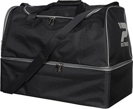 Patrick Pat (Medium) Sporttas Met Bodemvak - Zwart | Maat: Uni | bol
