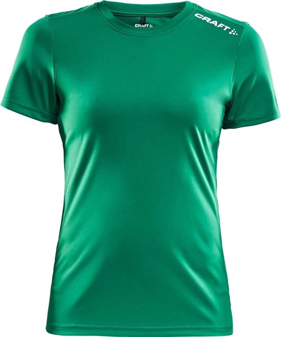 Craft Rush Running T-Shirt Dames - Groen | Maat: XXL | bol