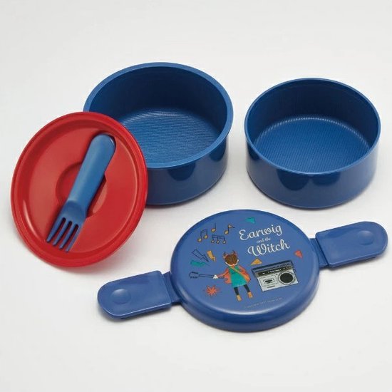 Ghibli - Earwig and the Witch - Two Layer Round Shape Bento Lunch Box | bol