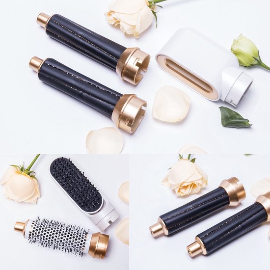 Airwrap - hairwrap - wit goud - white gold - Krultang - 5 in 1 Multi ...
