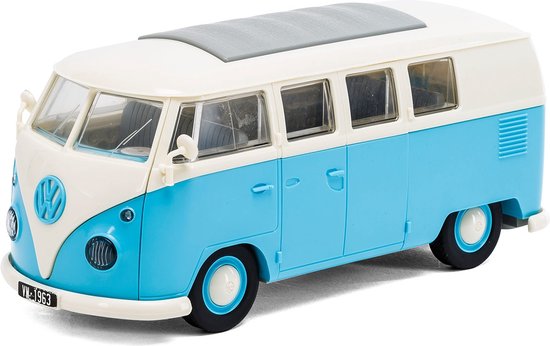 Airfix J6024 QUICKBUILD Volkswagen VW Camper Bus - Blauw - Wit Plastic ...