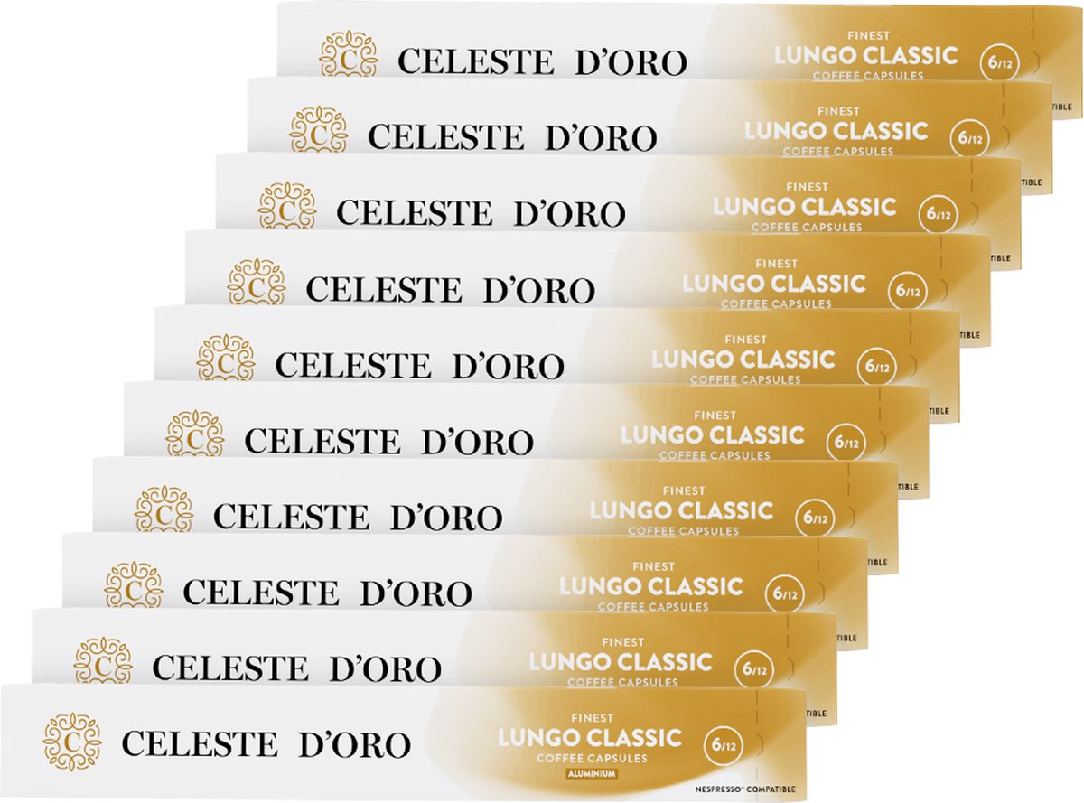 Celeste d’Oro - Finest Lungo Classic - Koffiecups - Nespresso ...