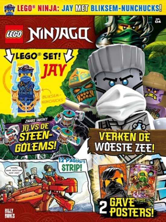 LEGO Ninjago Magazine 2021-4 met Ninjago Jay minifiguur | bol.com