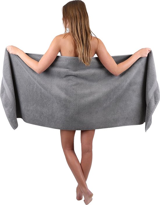 Betz Set van 2 premium saunadoeken, saunahanddoeken, 100% katoen, badstof, XXL,... | bol