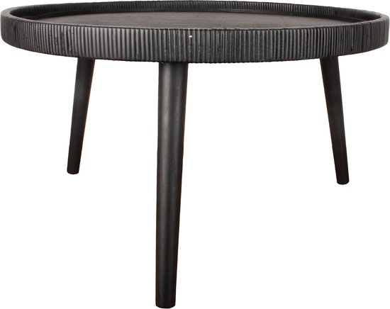 Coffee Table Black Bamboo | Salontafel bamboe | Bijzettafel | Pole to ...