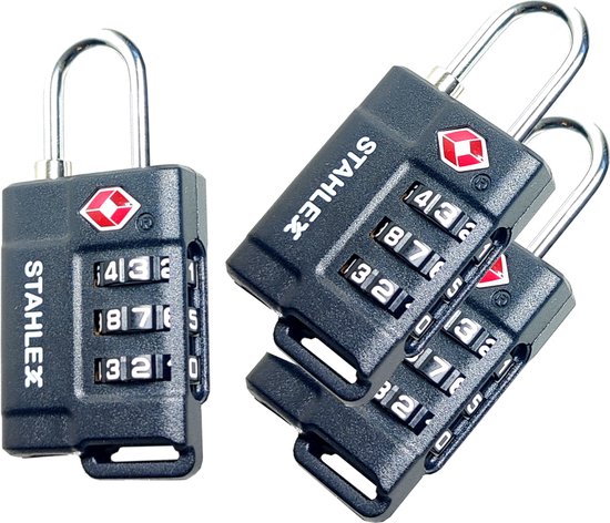 3X Cijferslot koffercijferslot hangslot koffer travel reizen kluisje ...