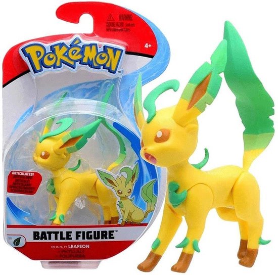 Pokémon - Battle Figure Pack - Leafeon | bol.com