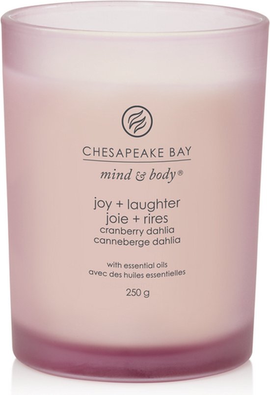 Chesapeake Bay Joy & Laughter - Cranberry Dahlia - Medium Geurkaars ...