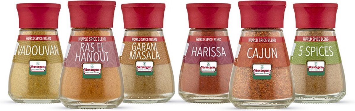 Verstegen - World Spice Blends pakket - Kruiden en Specerijen ...