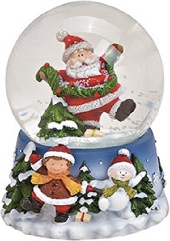 Boule à Neige Père Noël - Matériau Poly & Glas - Boule à Neige Père ...
