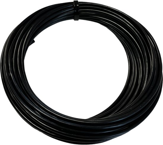 Stekkersnel - Elektra montage draad kabel snoer - 2.5mm² - Zwart ...