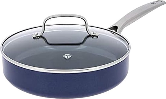Blue Diamond – sauteerpan inclusief deksel – hapjespan – 24 cm ...