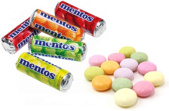 Mentos Mini Rolletjes - 250 stuks | bol