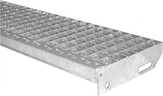 Intergard Traptrede roostertrede 90cm thermisch verzinkt | bol