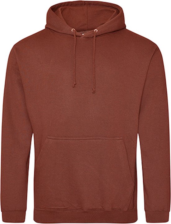 Just Hoods 'College Hoodie' Red Rust Maat L | bol.com