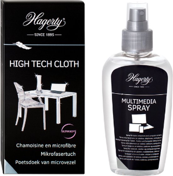 Hagerty High Tech Cloth en Multimedia Spray (Combi Pack) | bol