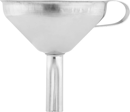 axentia Trechter van roestvrij staal, vultrechter met handvat, vulhulp ...