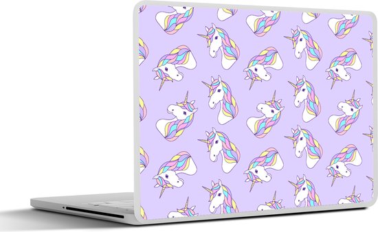 Laptop sticker - 14 inch - Eenhoorn - Pastel - Patronen - 32x5x23x5cm ...