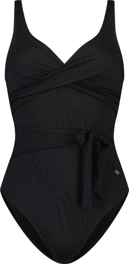 Beachlife Black Swirl Dames Badpak - Maat 38 (Cupmaat F) | bol