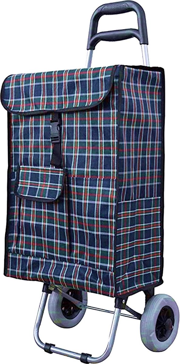 Trolley Boodschappen Tas Wagen Op 2 Wieltjes - Boodschappentrolley ...