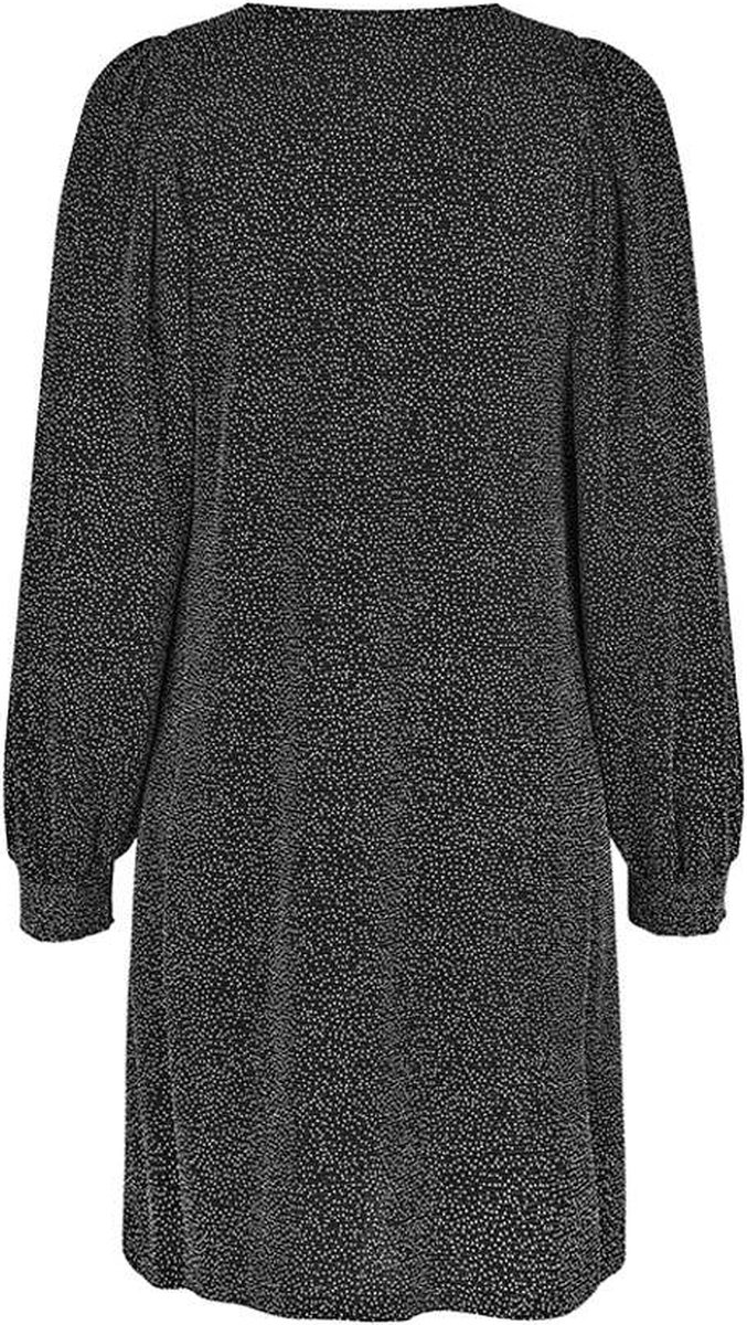 Zwart met zilveren glitterjurk Embry - mbyM - Maat M | bol.com