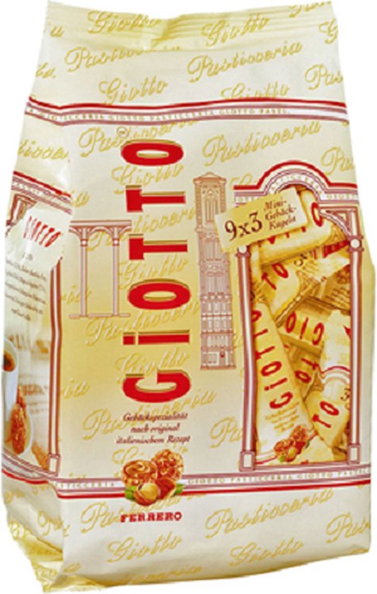 Giotto mini zakje gevuld hazelnootkoekje specialiteit, fijne hazelnoot ...