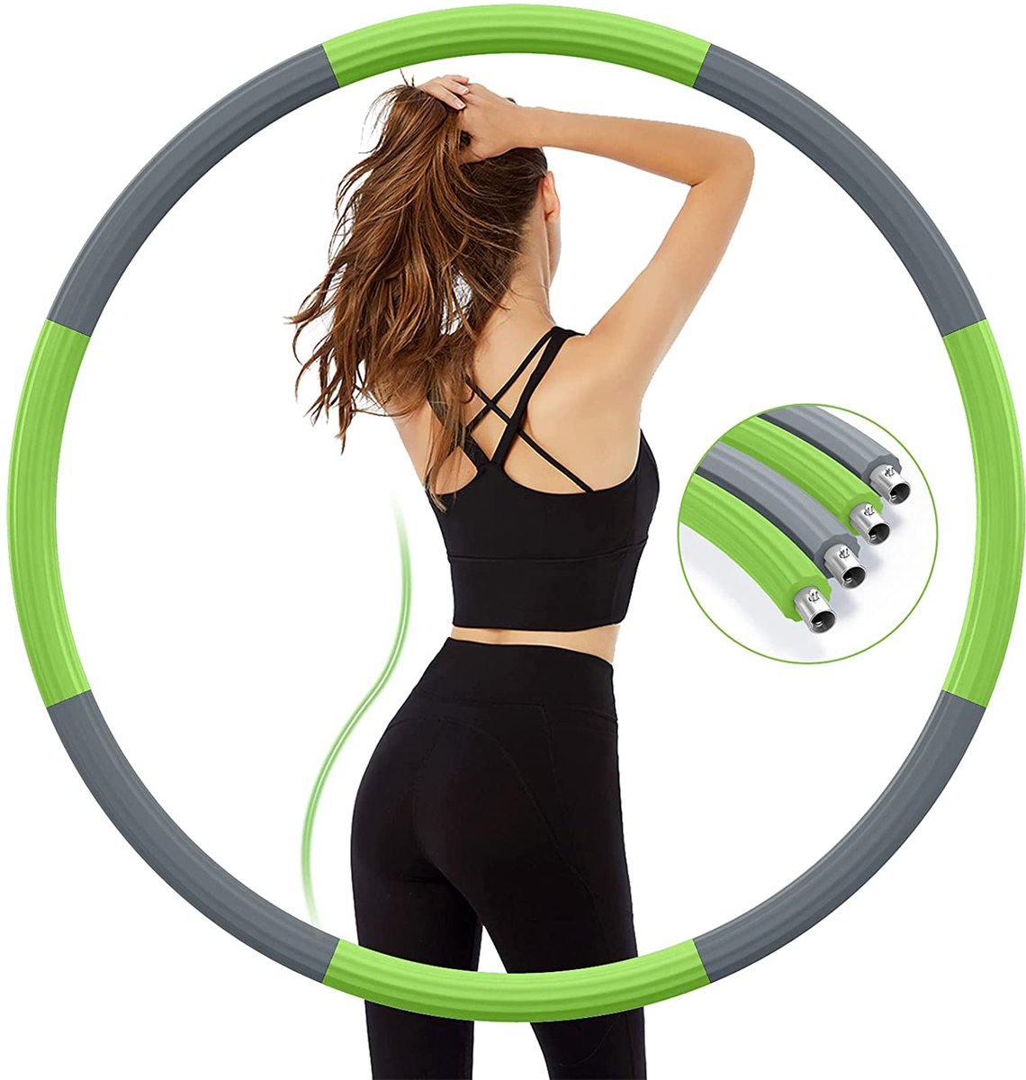 MJ Sports Premium Hoelahoep - Hula Hoop - Sport Hoepel - Weight Hoop ...