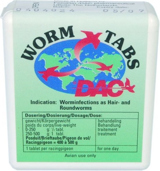 DAC Pharma Worm tabs | bol.com