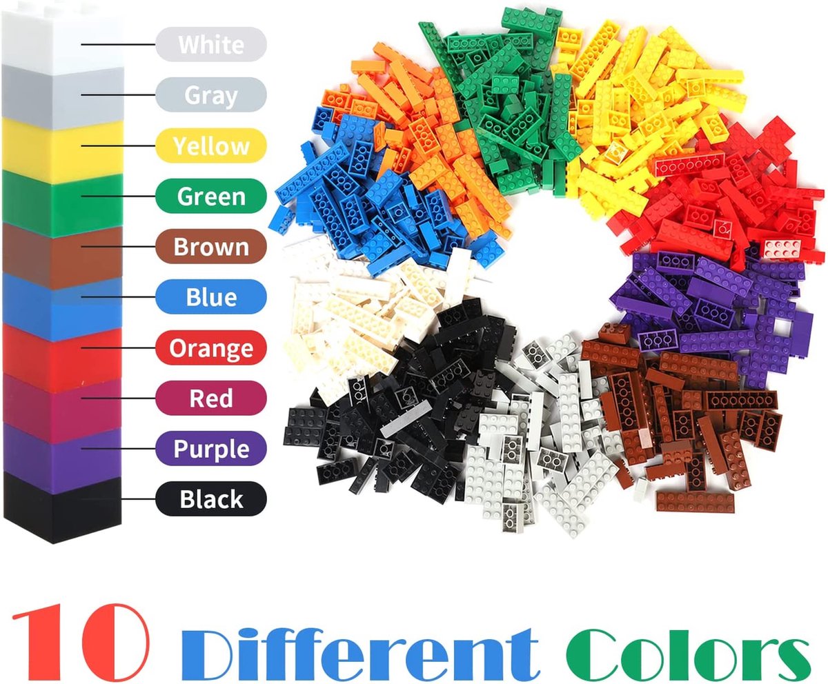 1000+ stuks bouwstenen voor kinderen geschikt voor jongens en meisjes ...