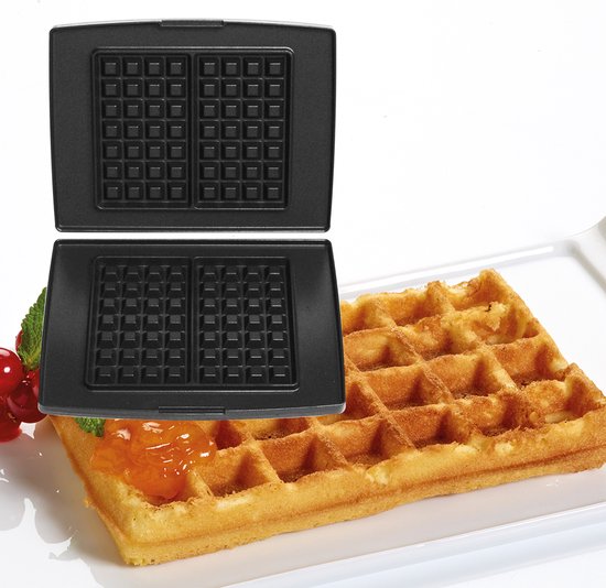 Fritel Set bakplaten - 4x7 Belgische wafels - EXCLUSIEF TOESTEL | bol